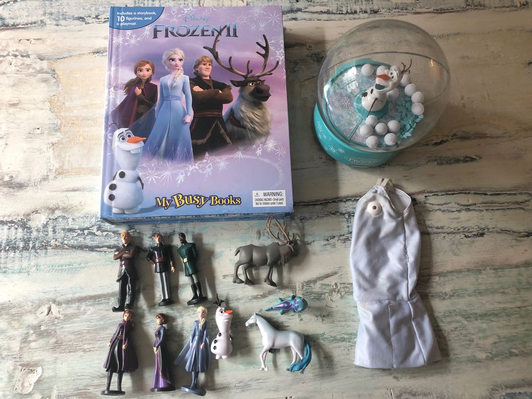 Frozen II my busy book + Olaf magic ball, Hobbies & Toys, Toys & Games ...