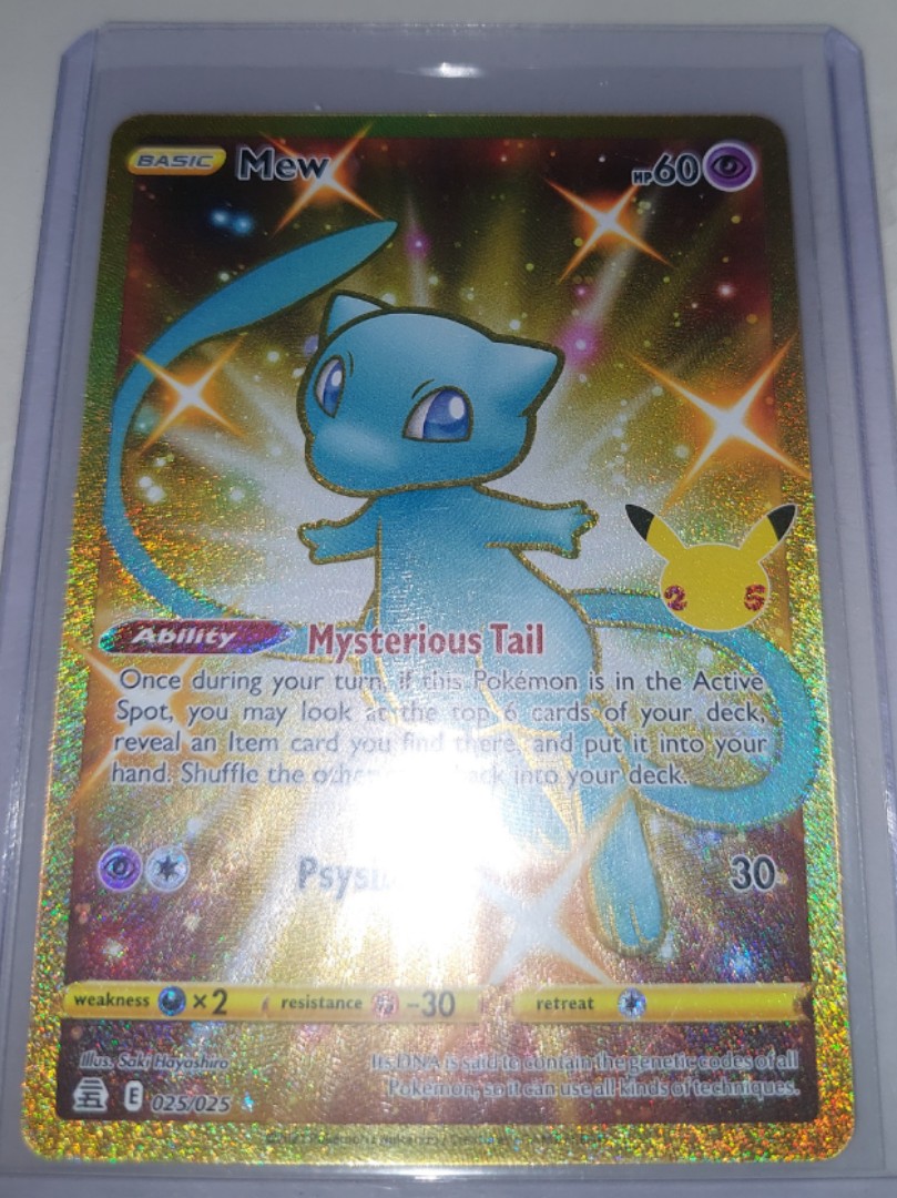 Golden Mew (celebrations), Hobbies & Toys, Toys & Games on Carousell