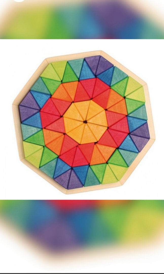 GRIMMS INSPIRED OCTAGON PUZZLE OPEN ENDED SENSORY MONTESSORI PLAY ...
