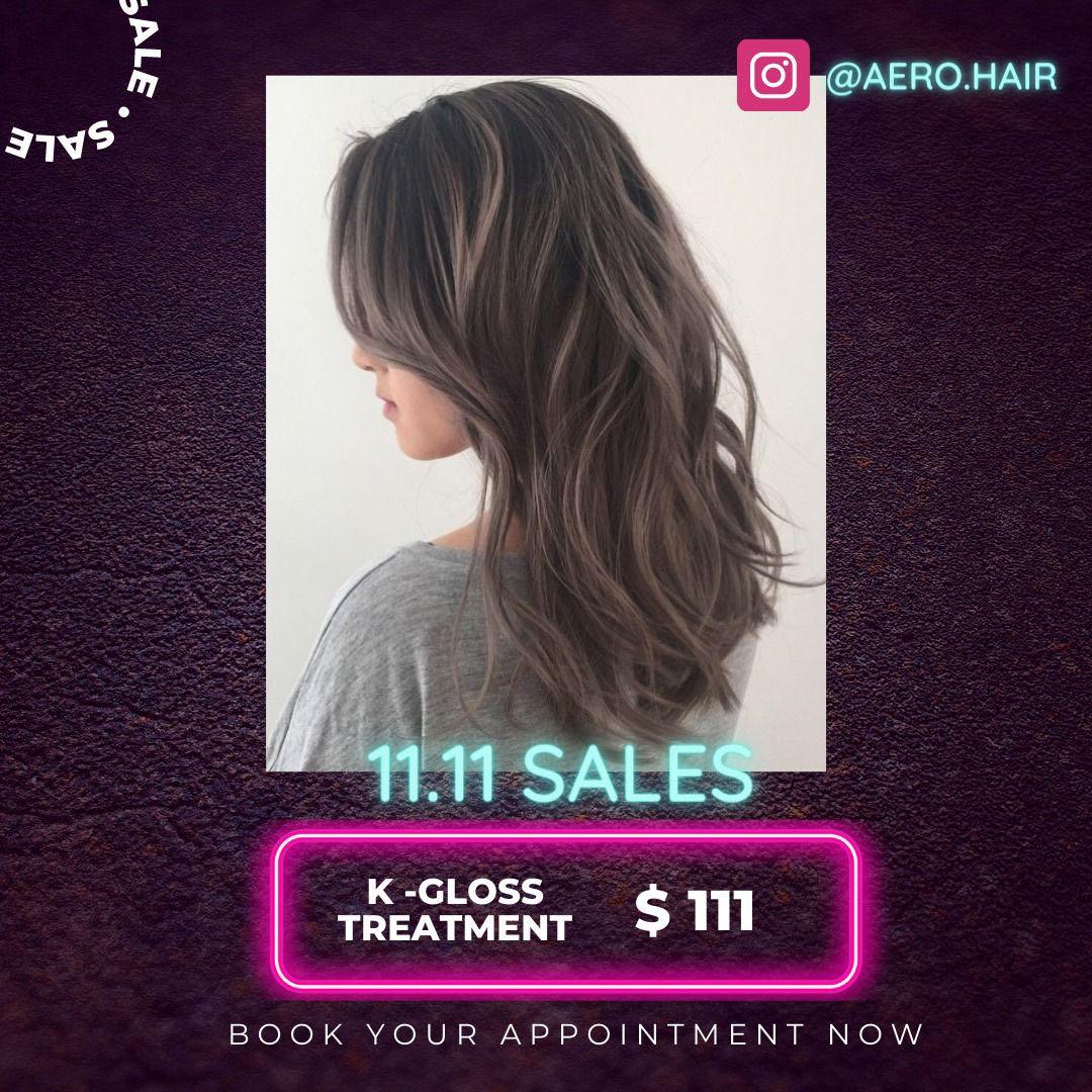 Hair treatment,K gloss , Bioma hair straightening , rebonding , soft ...