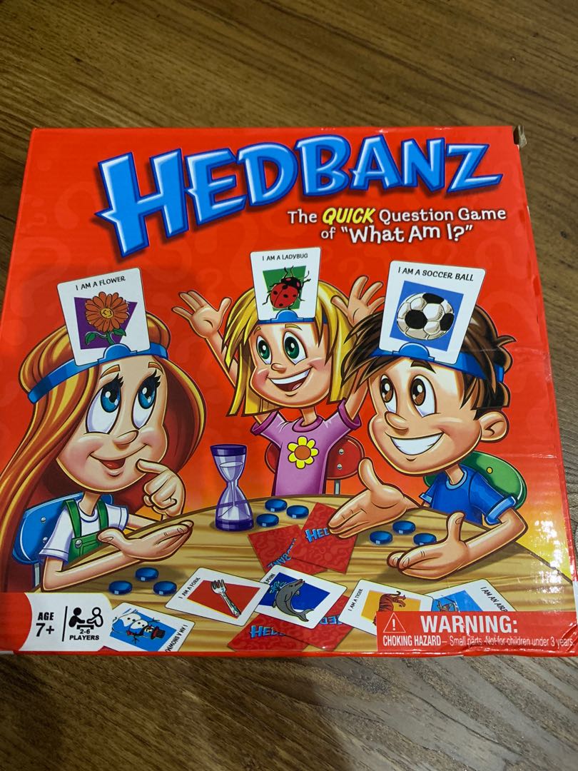 Hedbanz (A quick question game), Hobbies & Toys, Toys & Games on Carousell