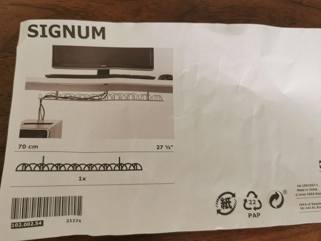 Ikea Signum Cable Trunking Horizontal, Furniture & Home Living, Furniture, Tables & Sets on ...