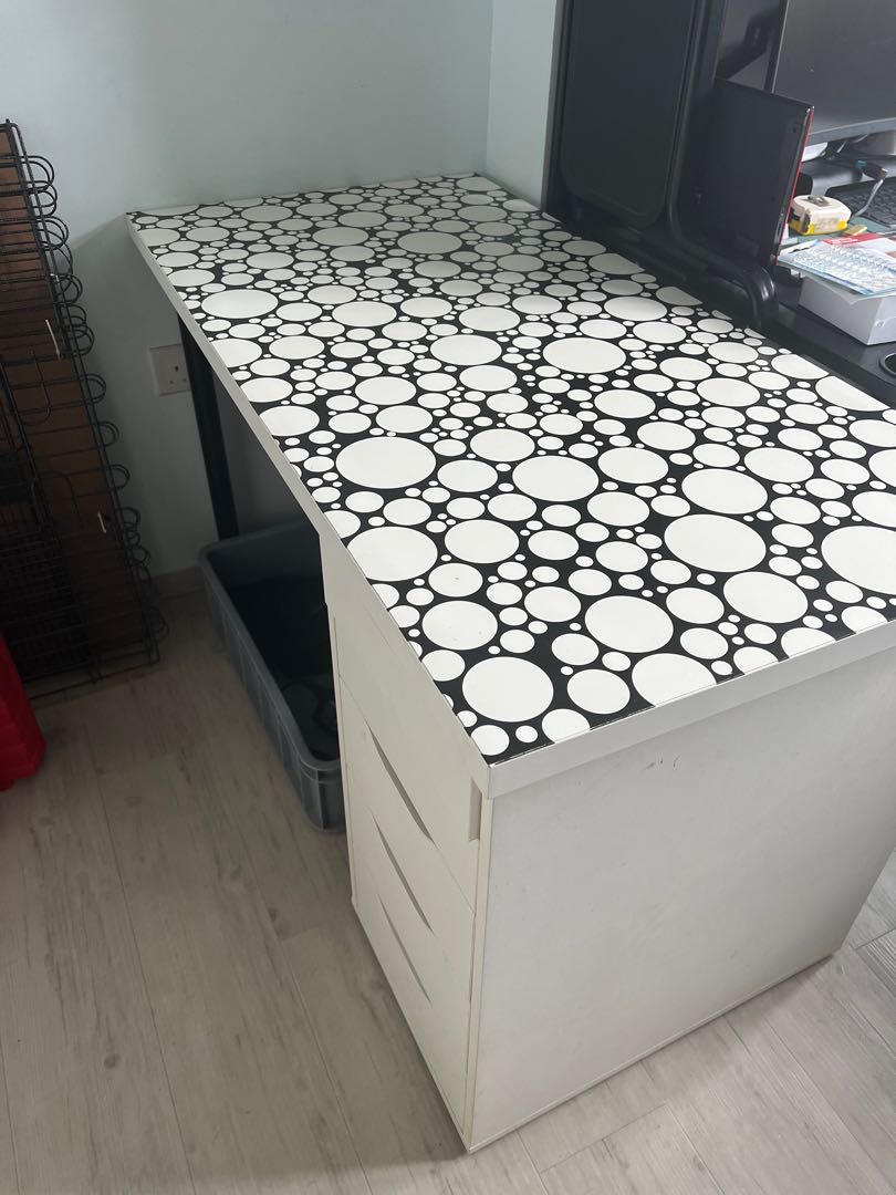 Ikea Study Desk, Furniture & Home Living, Furniture, Tables & Sets on ...