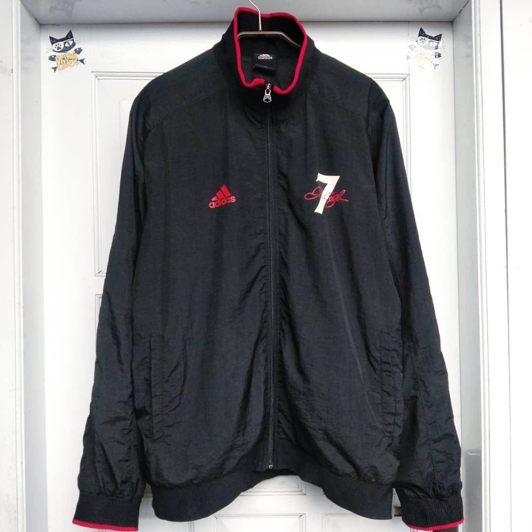 Jaket Tracktop Adidas x David Beckham Vintage, Fesyen Pria, Pakaian , Baju Luaran di Carousell