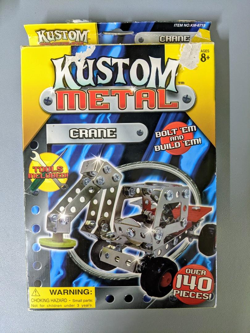 Kustom Metals Crane Building Kit, Hobbies & Toys, Toys & Games on Carousell