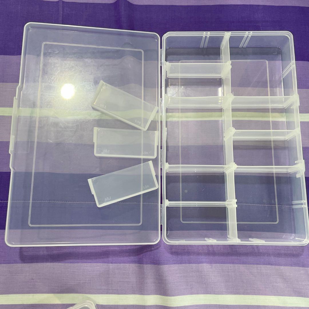 Large Plastic Compartment Storage Box, Furniture & Home Living, Home ...