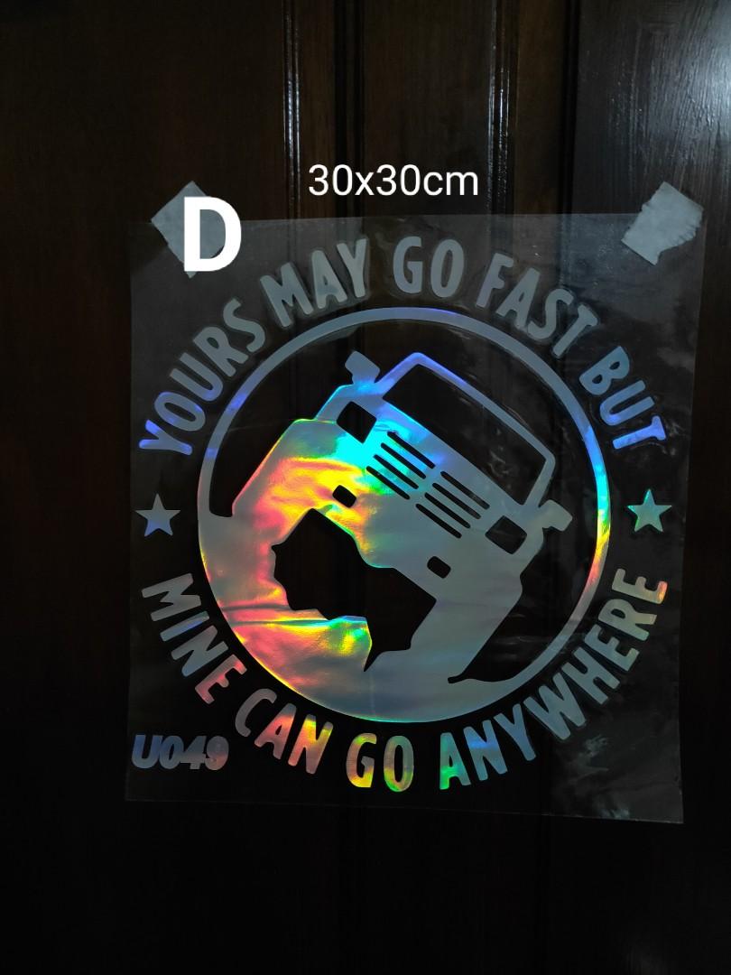 Laser reflective stickers for car/van/SUV/MPV/lorry/jeep/truck, Car ...