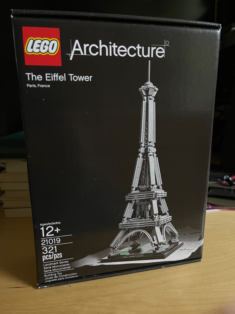 Lego 21019 Architecture 系列 The Eiffel Tower 艾菲爾鐵塔 (靚盒), 興趣及遊戲, 玩具 & 遊戲類 ...