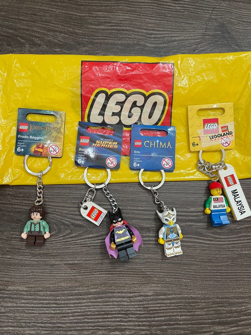 Lego mini figures keychain legoland lotr Chima batgirl bricks, Hobbies ...