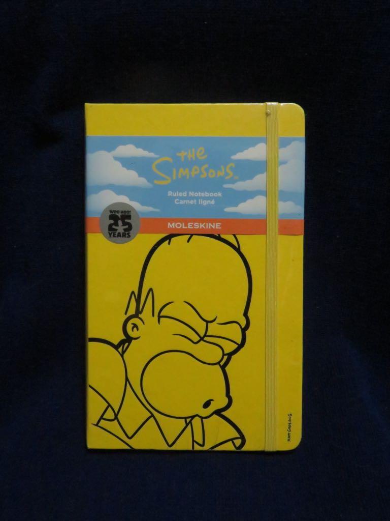 [LIMITED EDITION] The Simpsons 25th Anniversary Moleskine Notebook ...