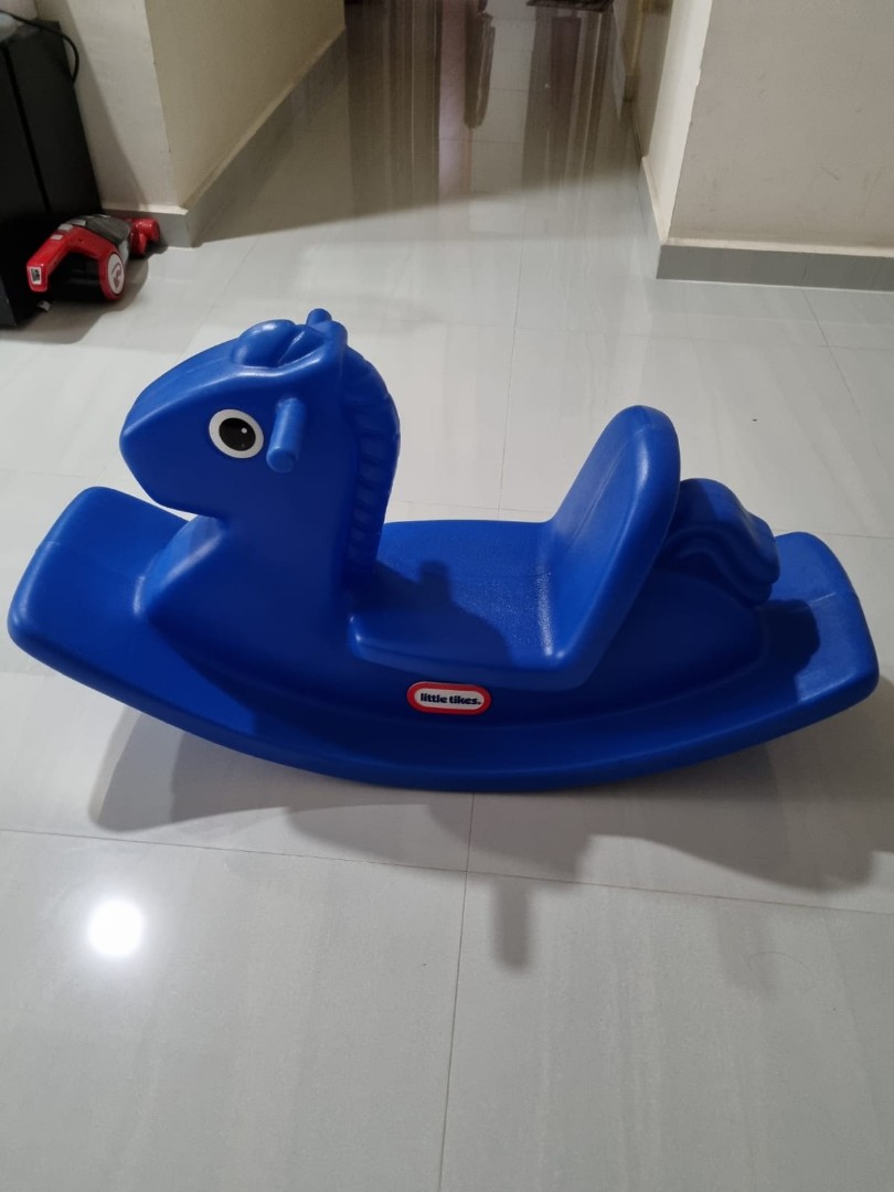 Little tikes blue rocking horse, Babies & Kids, Infant Playtime on ...