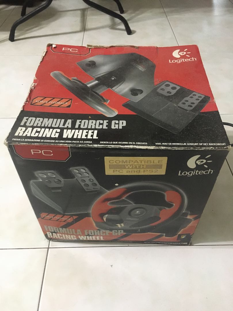 Logitech Formula Force GP Racing Wheel, Video Gaming, Gaming ...