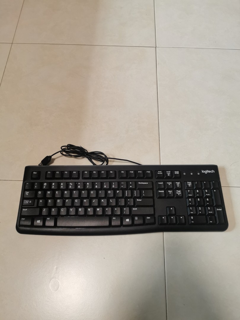 Logitech Wire Keyboard Computers And Tech Parts And Accessories Computer Keyboard On Carousell