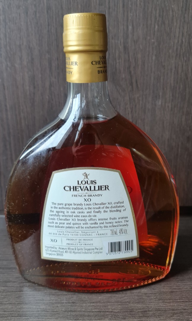 Louis Chevallier France XO Brandy 700ml, Food & Drinks, Alcoholic ...