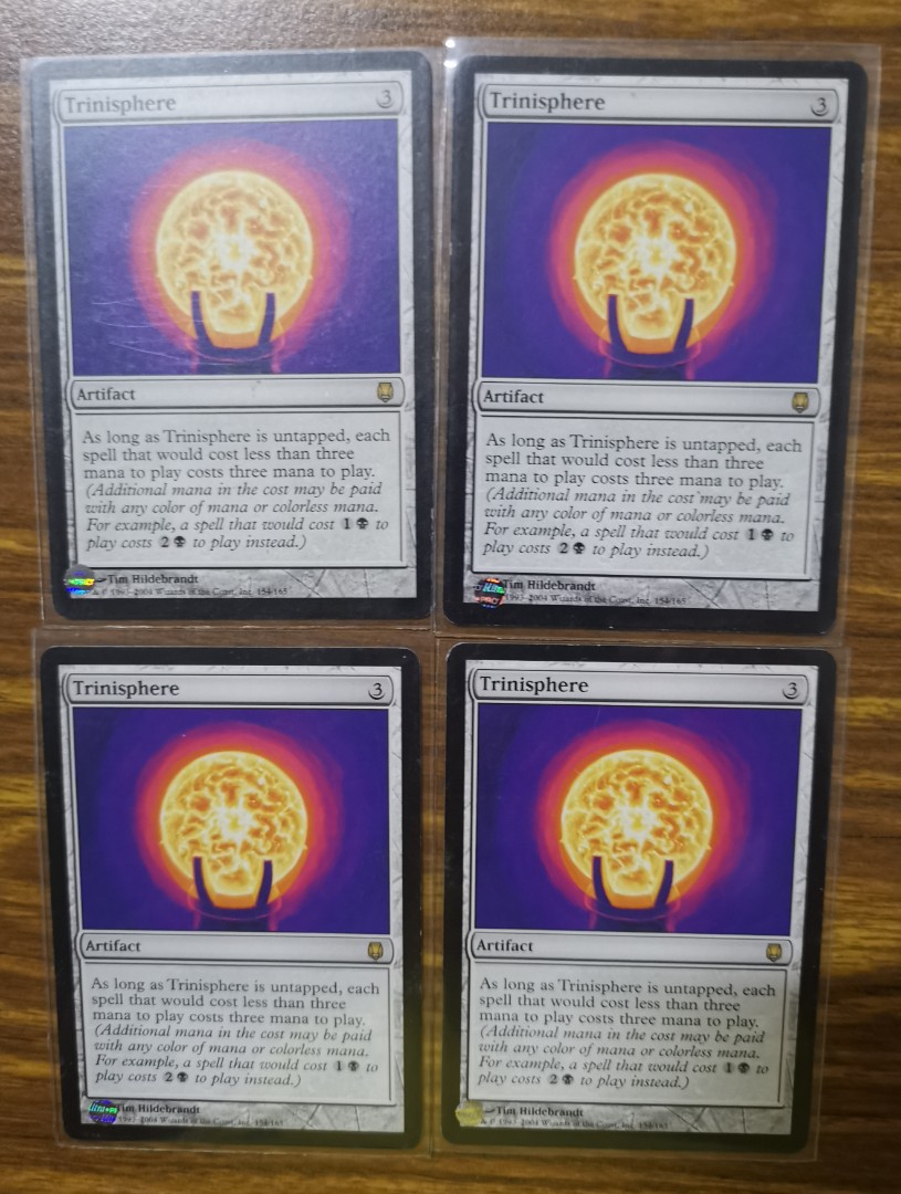 Magic the Gathering: Trinisphere (Set of 4), Hobbies & Toys, Toys ...