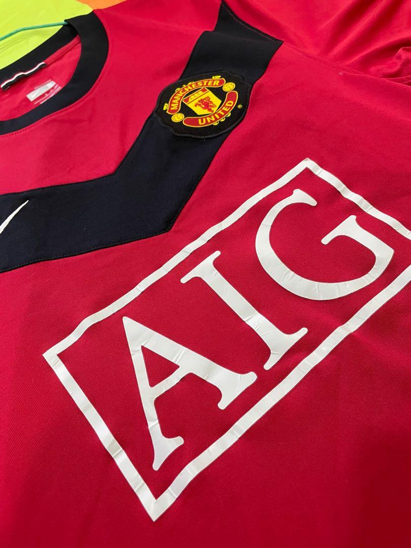 Manchester United 09/10 Home kit Authentic, Men's Fashion, Activewear ...
