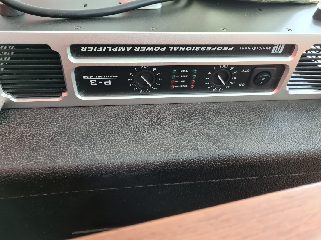 Martin Roland Professional Power Amplifier P-3, Audio, Soundbars ...