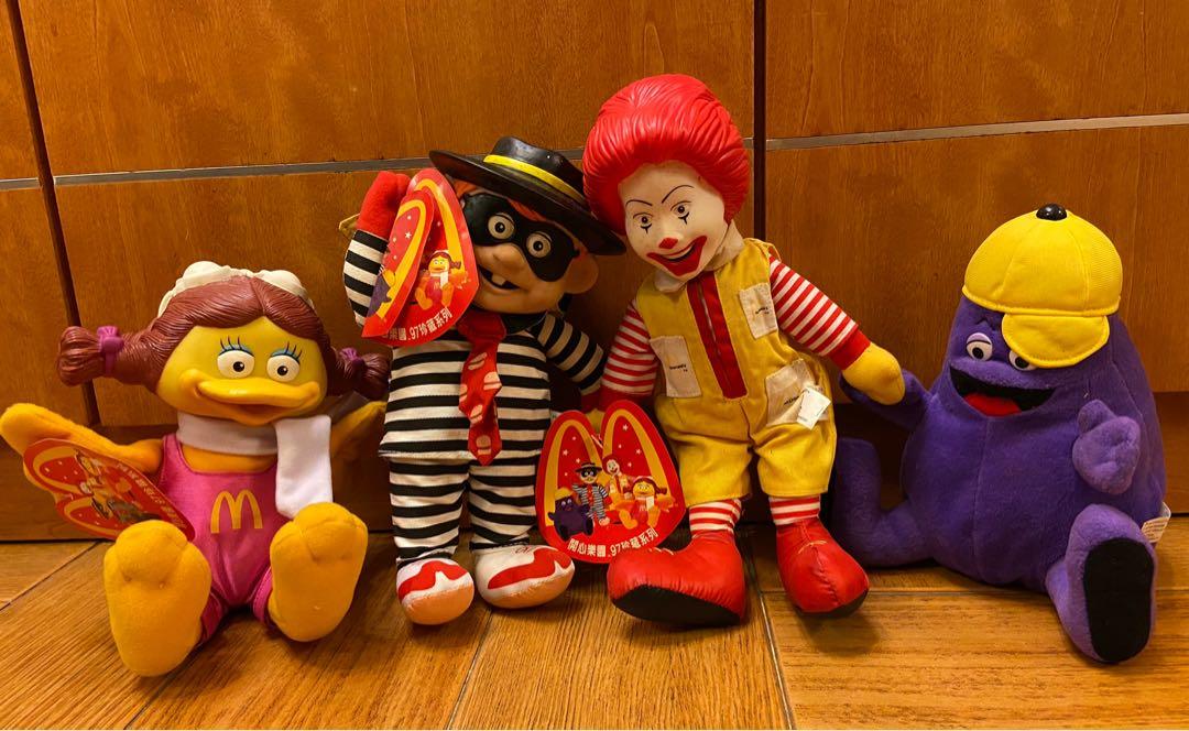 McDonalds Plushies / Plush Dolls/ Mcdo stuffed toys, 興趣及遊戲, 玩具 & 遊戲類 ...