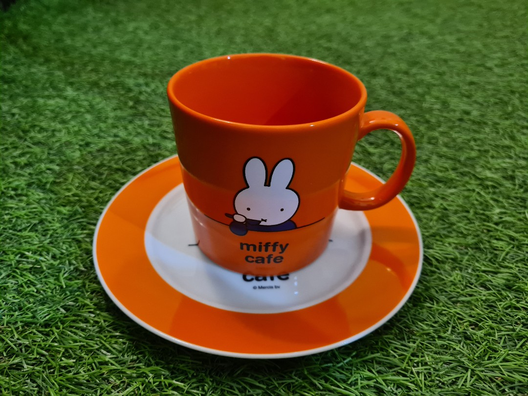 Miffy cafe cup & saucer (Reserved), Furniture & Home Living, Kitchenware & Tableware, Coffee ...