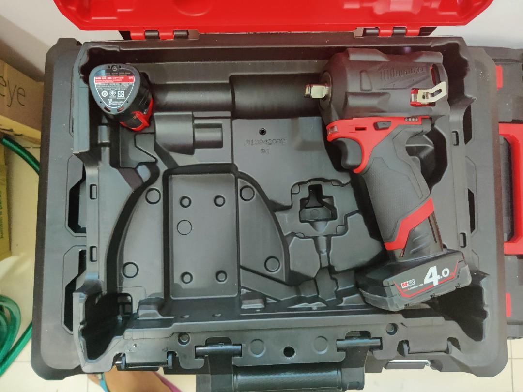 Milwaukee M12 stubby box (hardcase), TV & Home Appliances, Electrical ...