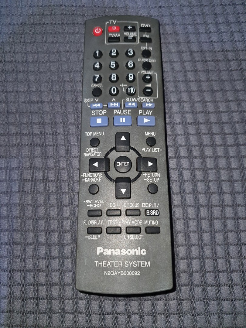 N2QAYB000092 Panasonic Remote Control, TV & Home Appliances, TV ...