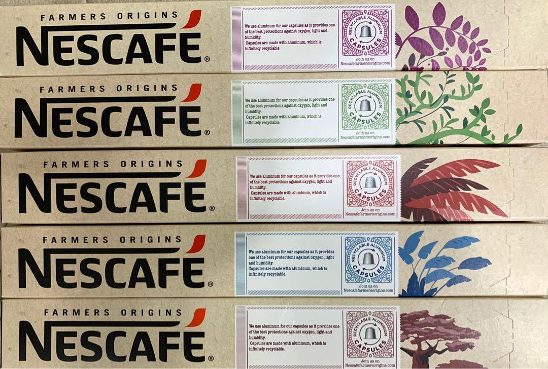 Nescafe Farmers Origin Coffee Pods/Capsules, Food & Drinks, Beverages ...
