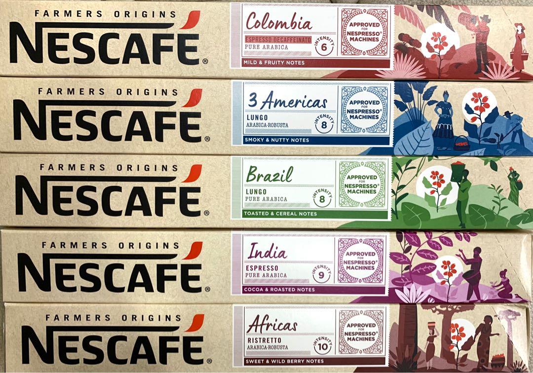 Nescafe Farmers Origin Coffee Pods/Capsules, Food & Drinks, Beverages ...
