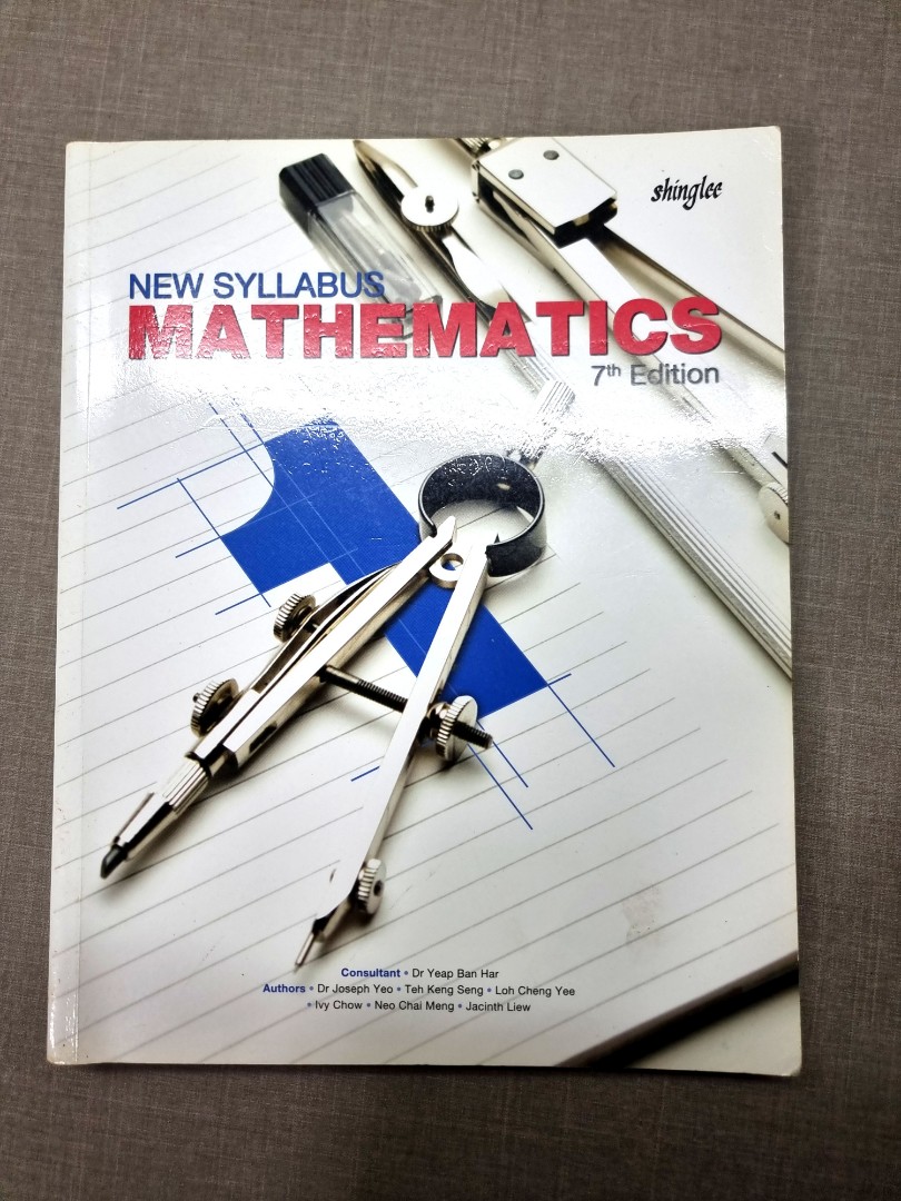 New Syllabus Mathematics Textbook Sec 1 and sec 2, Hobbies & Toys ...