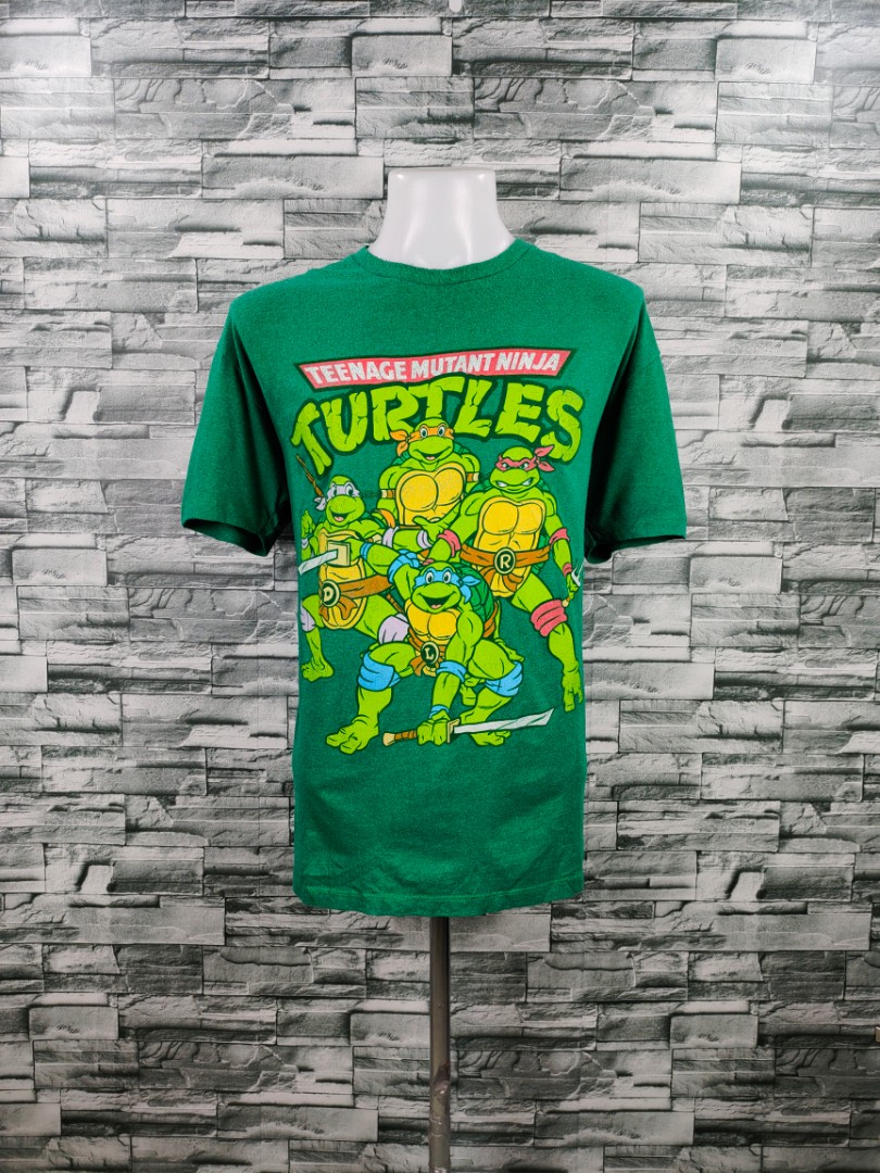 Nickelodeon Teenage Mutant Ninja Turtle Green Shirt, Men's Fashion ...