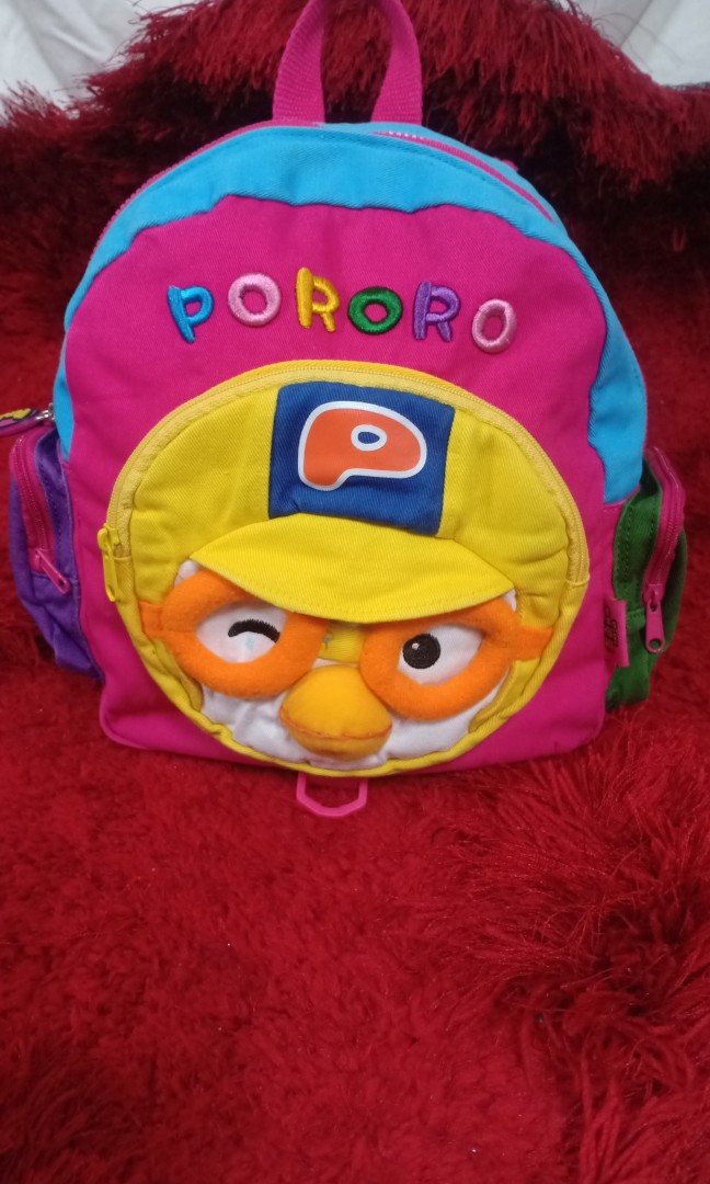 ORIGINAL PORORO Backpack, Babies & Kids, Babies & Kids Fashion on Carousell