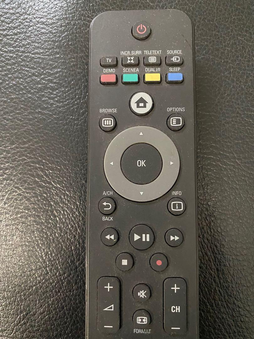 Philips LCD TV Remote Control, TV & Home Appliances, TV & Entertainment ...