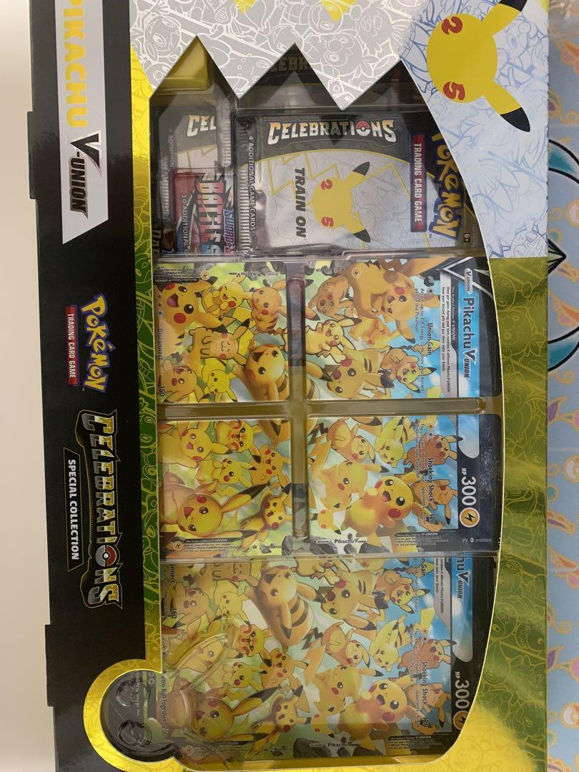 Pikachu V Union Box 25th Celebration, Hobbies & Toys, Memorabilia ...
