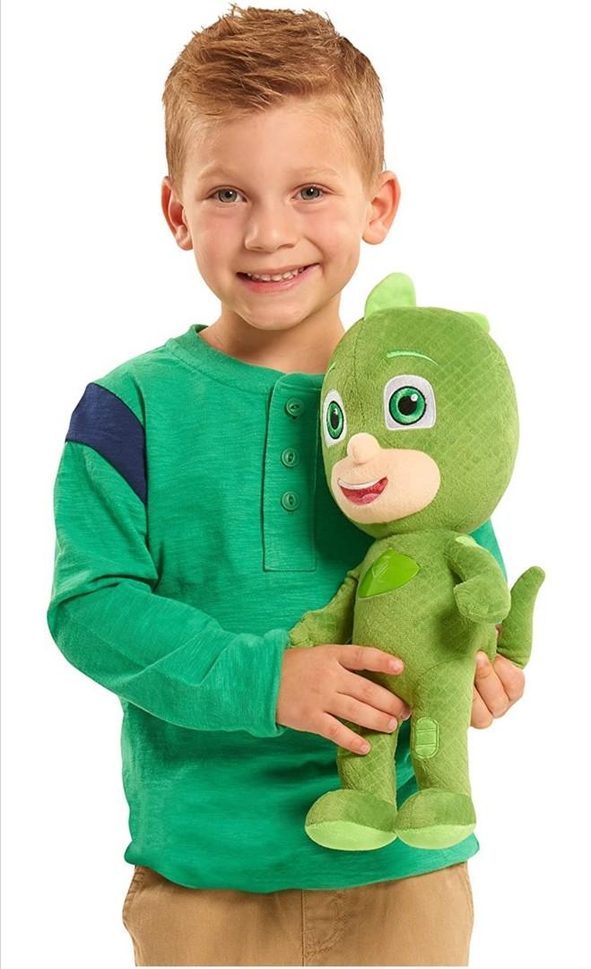 Pj mask GECKO HERO talking plush toy original, Hobbies & Toys, Toys ...