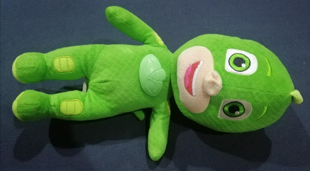 Pj mask GECKO HERO talking plush toy original, Hobbies & Toys, Toys ...