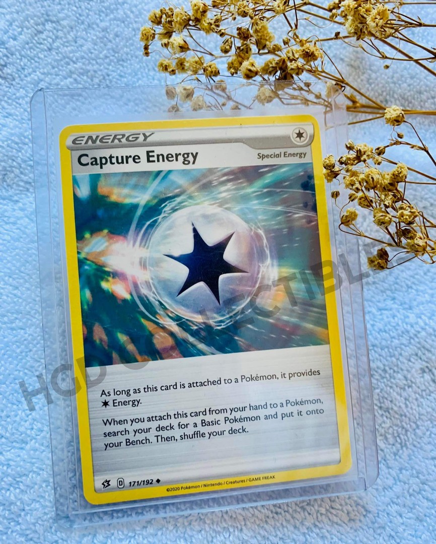 POKEMON CAPTURE ENERGY CARD, Hobbies & Toys, Toys & Games on Carousell