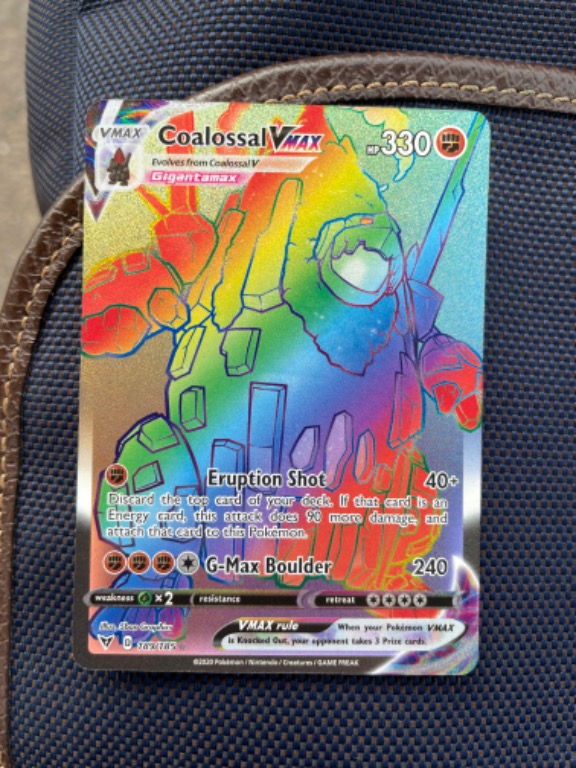 Pokemon Vivid Voltage Coalossal Vmax Hyper Rare, Hobbies & Toys, Toys ...