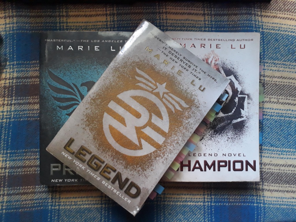 PRELOVED Legend Trilogy Marie Lu books, Hobbies & Toys, Books ...