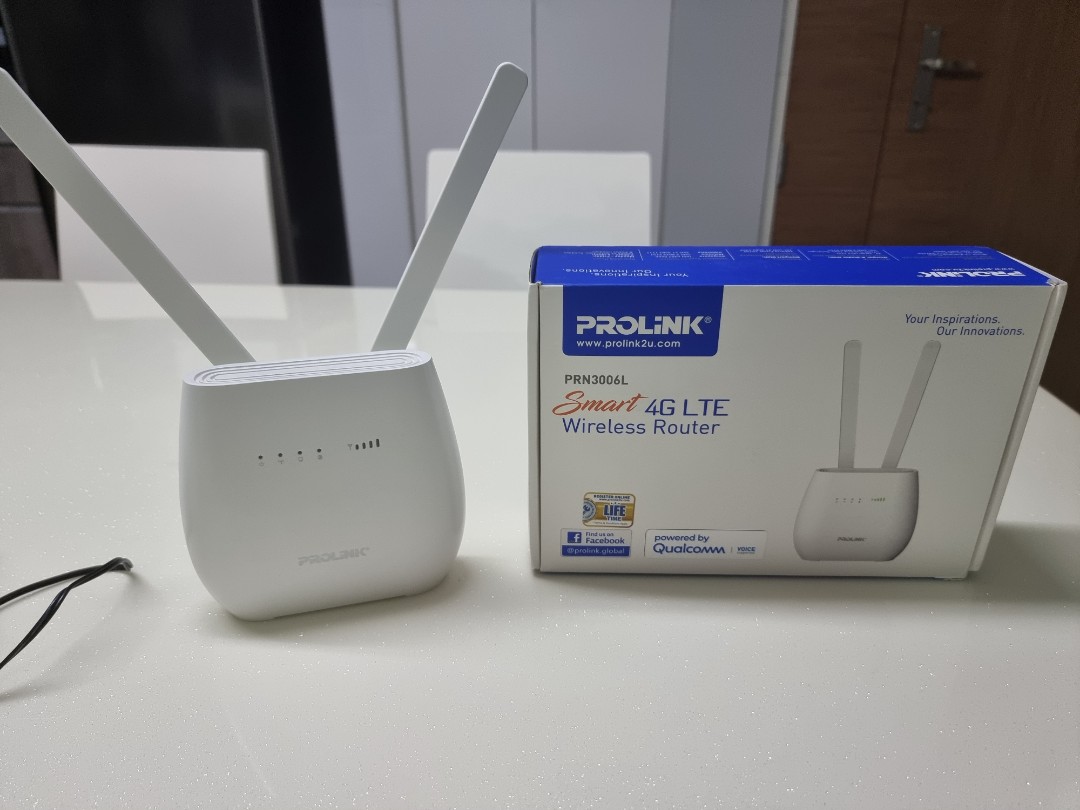 Prolink 4G LTE sim router PRN3006L, Computers & Tech, Parts ...