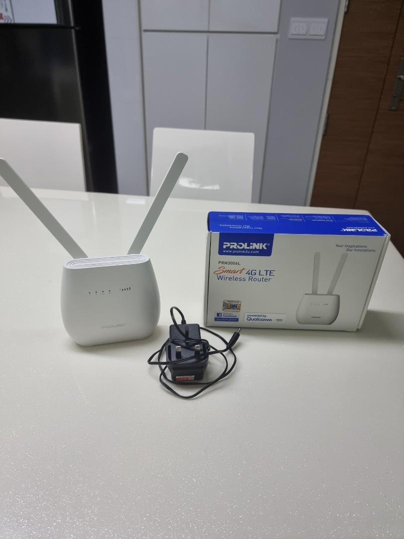 Prolink 4G LTE sim router PRN3006L, Computers & Tech, Parts ...