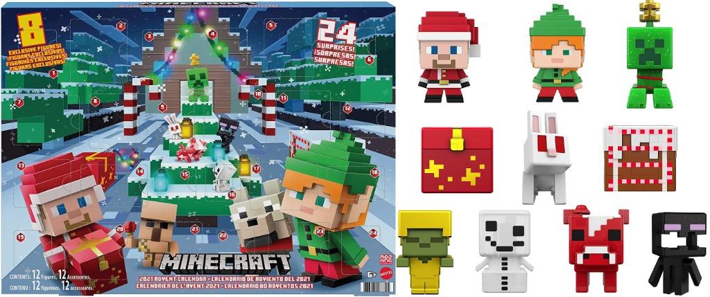 {READY STOCK} Minecraft Mini Figures 2021 Advent Calendar, One A Day ...