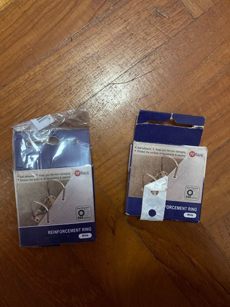 Reinforcement rings for paper, Hobbies & Toys, Stationery & Craft ...