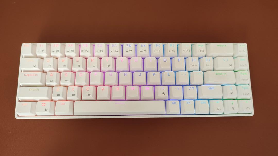 RK68 RGB with Acrylic Case and Stand, Computers & Tech, Parts ...