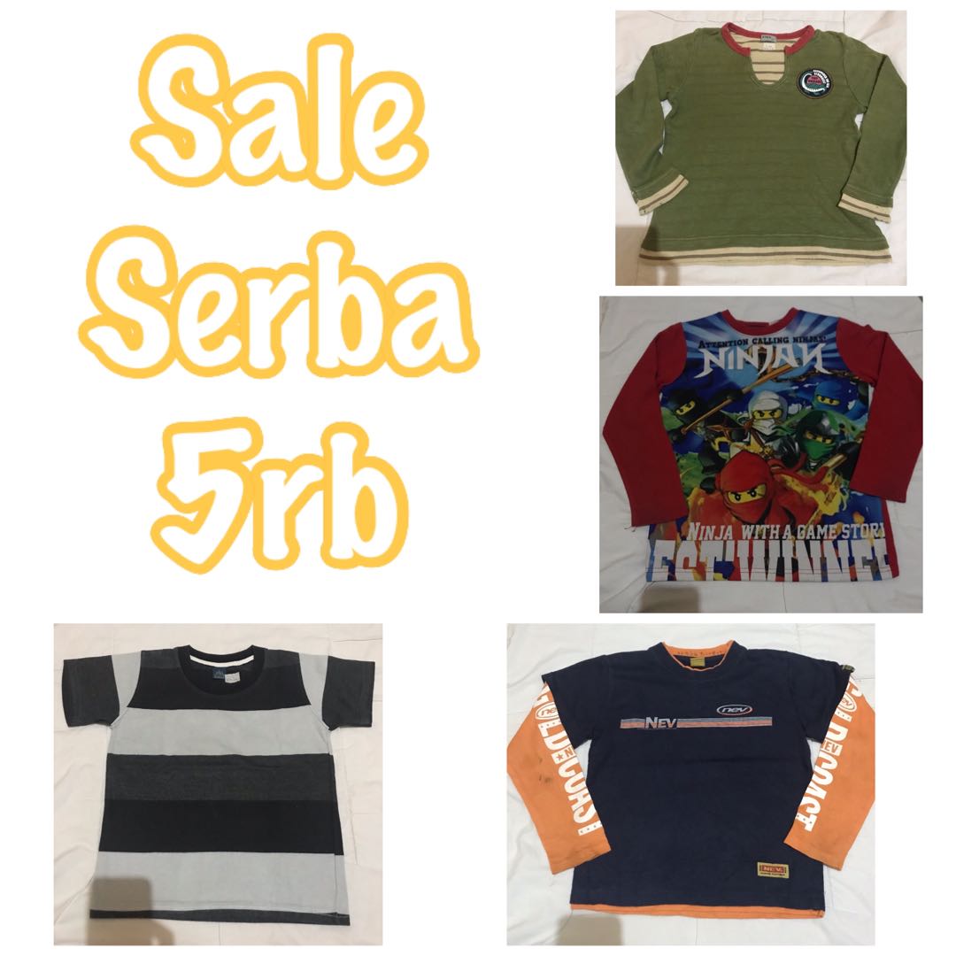 Serba 5rb, Bayi & Anak, Baju Anak Laki-laki, 4 hingga 7 tahun di Carousell