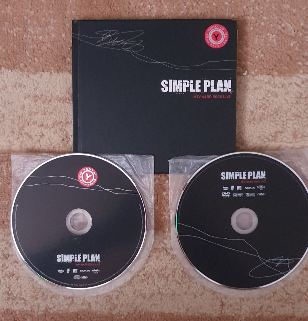 Simple Plan MTV Hard Rock Live, Hobbies & Toys, Music & Media, CDs ...