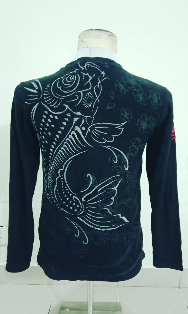 Sukajan ikan koi full print, Men's Fashion, Tops & Sets, Tshirts & Polo ...