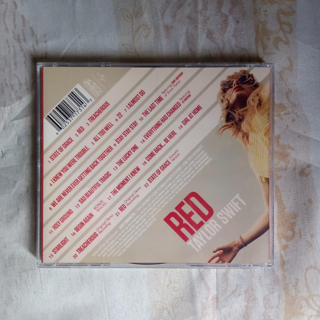 Taylor Swift - Red (Deluxe Edition), Hobbies & Toys, Music & Media, CDs ...