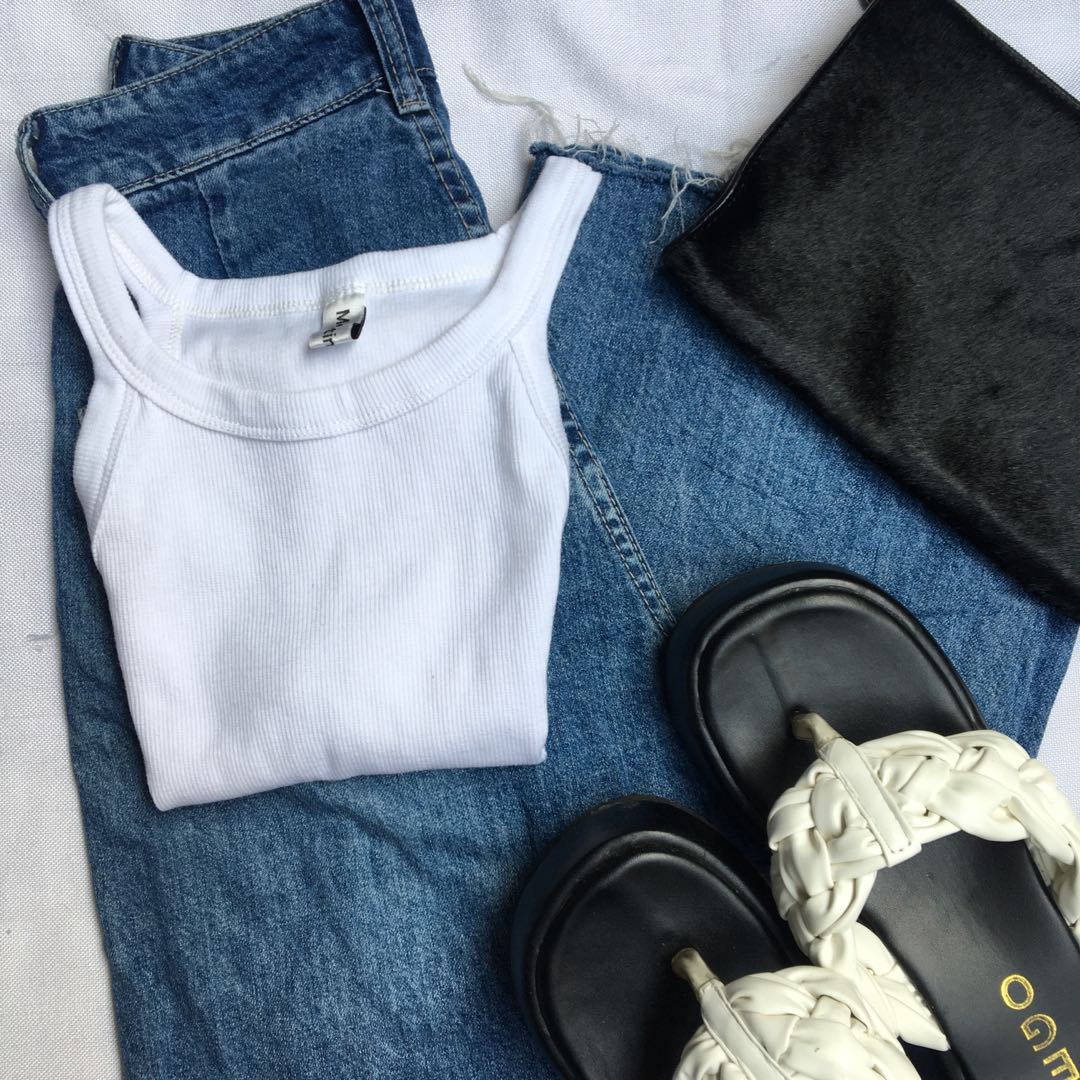 thrifted top, Women's Fashion, Tops, Others Tops on Carousell