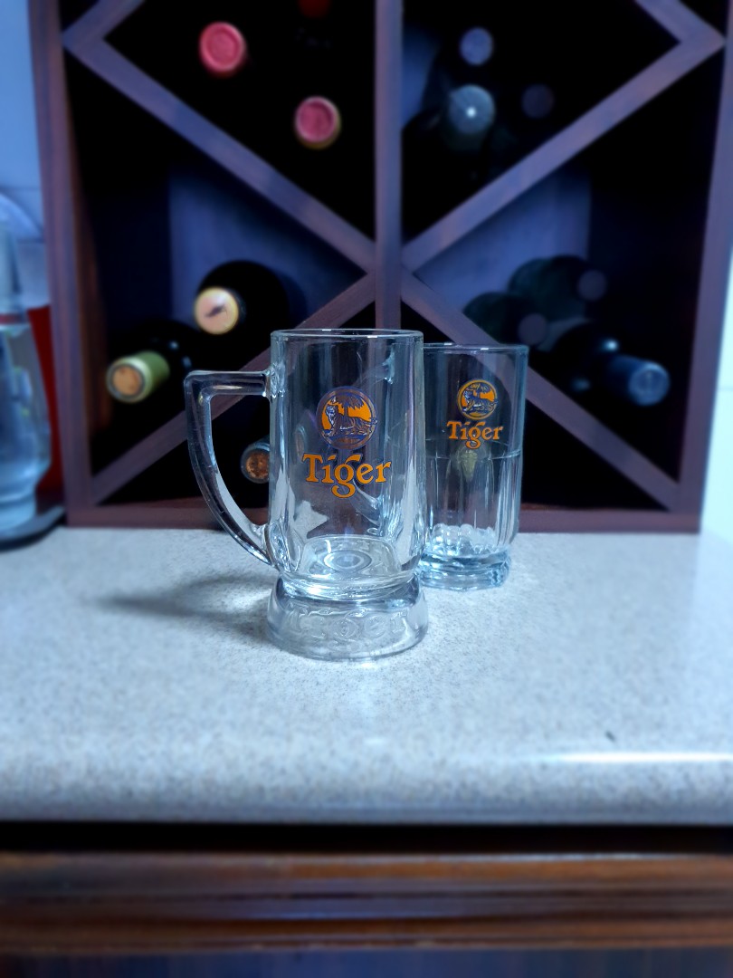Tiger Beer Mug, Furniture & Home Living, Kitchenware & Tableware, Water ...