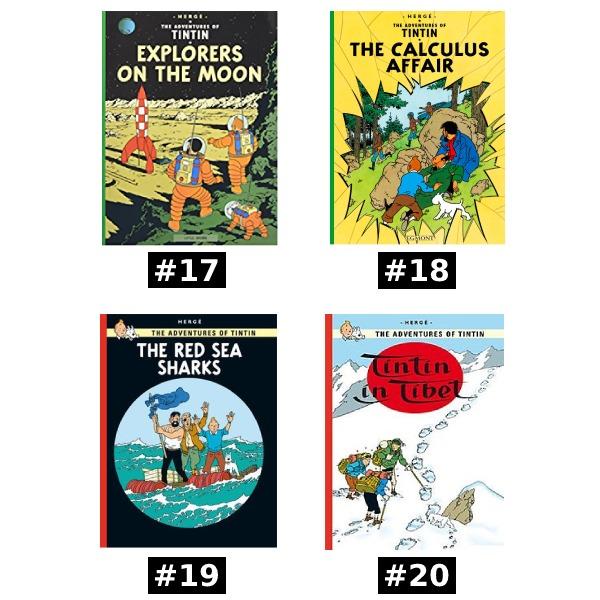 TINTIN ENGLISH COMICS, Hobbies & Toys, Books & Magazines, Comics ...