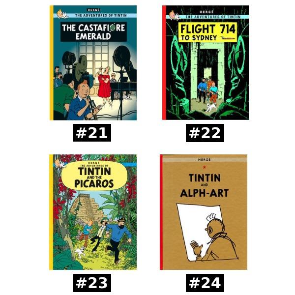 TINTIN ENGLISH COMICS, Hobbies & Toys, Books & Magazines, Comics ...